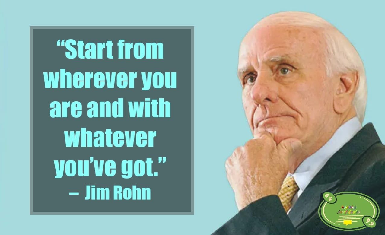 80 Jim Rohn Quotes to inspire you achieve success - Inspiring Short Quotes