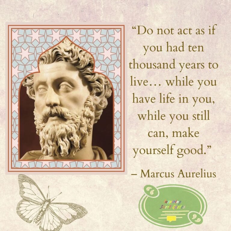 89 Marcus Aurelius Quotes - Inspiring Short Quotes