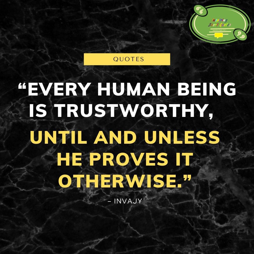 Trust Quotes to Inspire Confidence and Connection - Inspiring Short Quotes